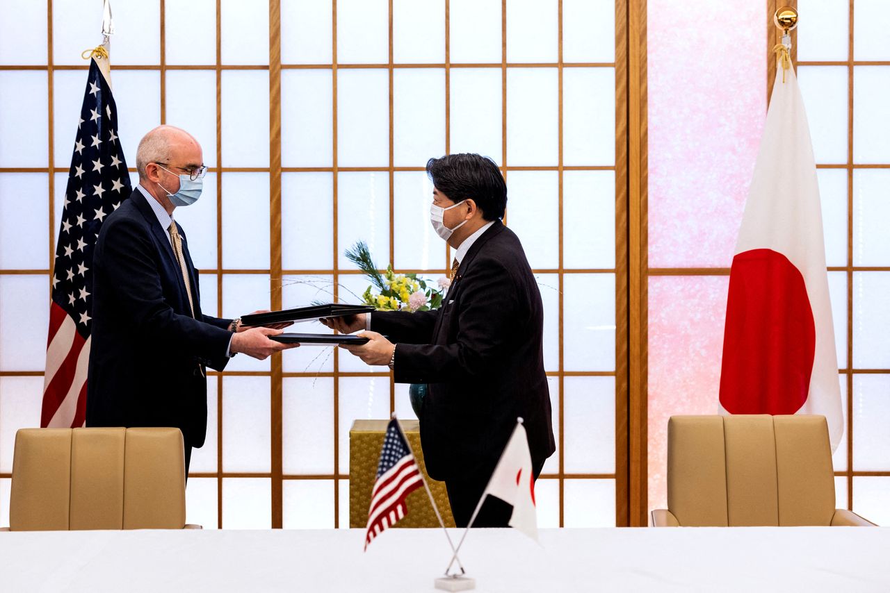 Japan's security role and Taiwan seen in focus at 'two-plus-two' talks ...