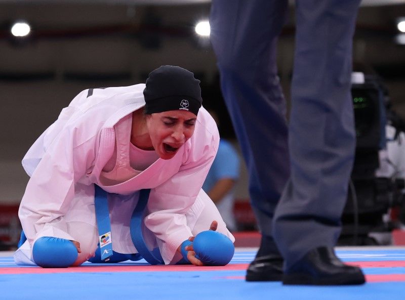 Karate: Egypt's Abdelaziz wins gold medal in women's +61kg kumite ...